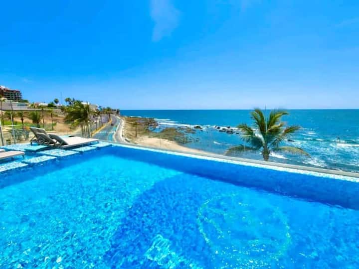 Departamento Frente Al Mar Boca De Cielo - Mazatlan