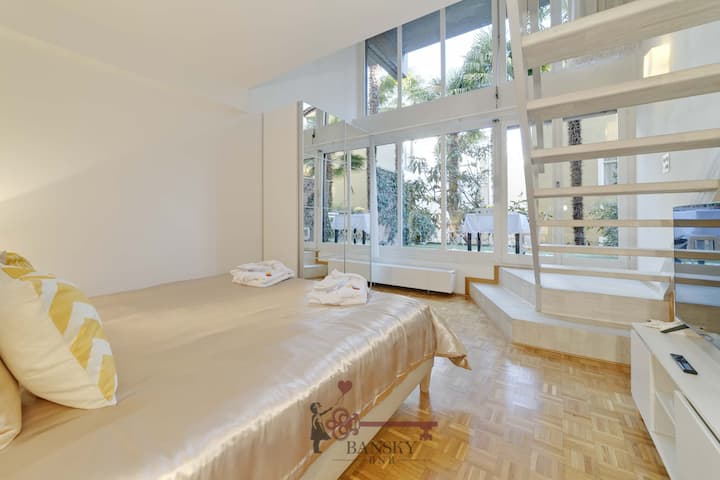 Soleil 5* Apt With Green Terrace In Lugano Center - Lugano