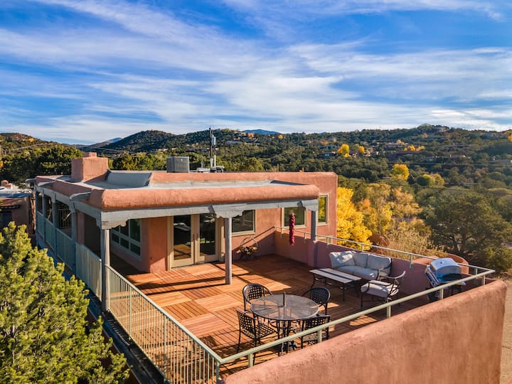 New! Tranquil Mountain Retreat With Roof Top Deck - Santa Fe, NM