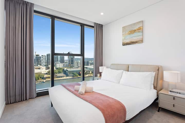 Cassa One - Cbd Riverside Apt W/ Pool & Gym - Brisbane