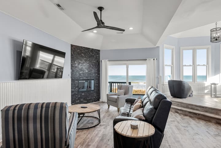 Just Beachy: Oceanfront, Shared Pool, Tennis Court - Holden Street, NC