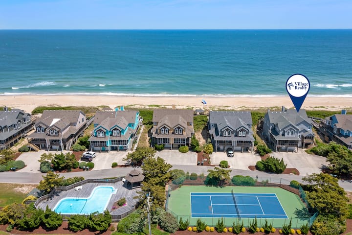 Sea Pointe 4b: Oceanfront, Shared Pool, Tennis - Nags Head, NC