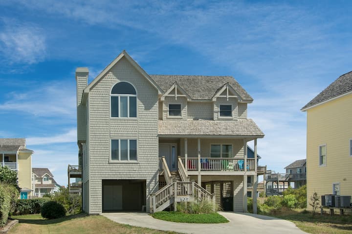Sea Dreamer: Oceanside, Private Spa, Shared Pool - Nags Head, NC