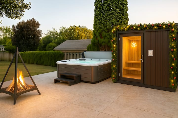 Outdoor Sauna|hot Tub|playroom|port Dallhousie - St. Catharines