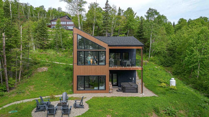 Le Verseau 148: Spa, Foyer & Sérénité Neige - Charlevoix