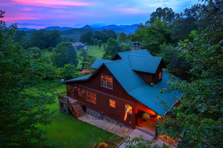 25%off |Fireplace|hottub|firepit|wcu 3min|families - Sylva, NC