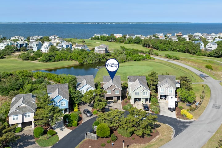 Linkside 3: Sunset & Golf Course Views, Hot Tub - Nags Head