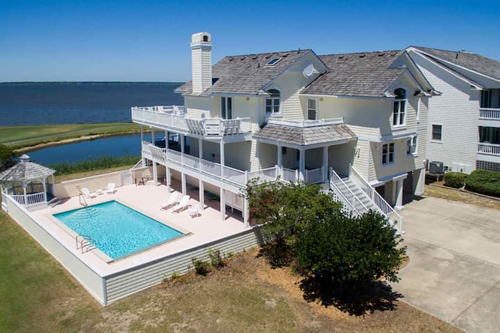 Sunsets Forever: Soundfront, Private Pool, Hot Tub - Nags Head, NC
