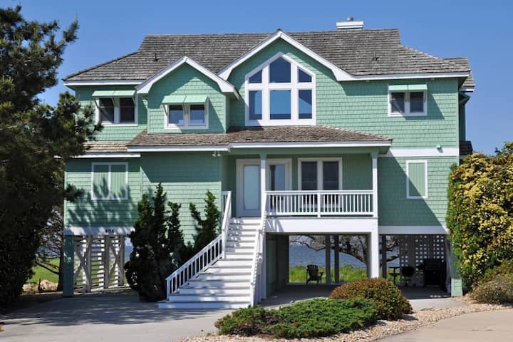 Links End: Soundfront, Hot Tub, Shared Pool, Golf - Nags Head, NC