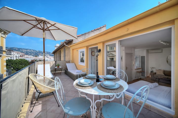 Upstays Studio 30 M² Avec Terrasse Banane - Cannes