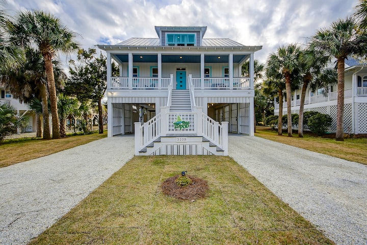 Custom Home With Private Pool And Elevator - Edisto Beach, SC