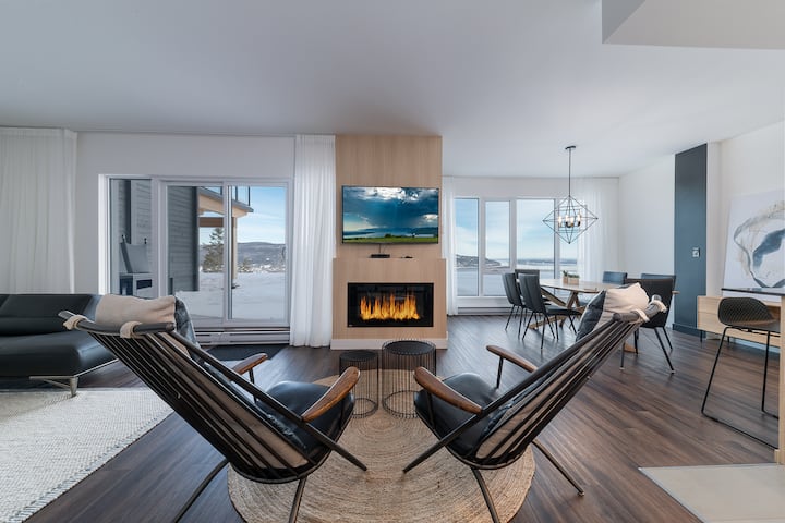 Pignoronde 103 | Piscine | Vue Fleuve | - Baie-Saint-Paul