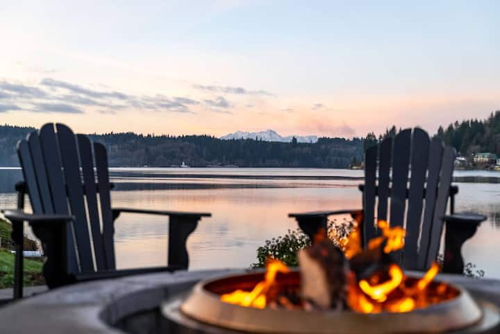 New Waterfront Cabin | Hot Tub & Sauna - Hammersle - Shelton, WA