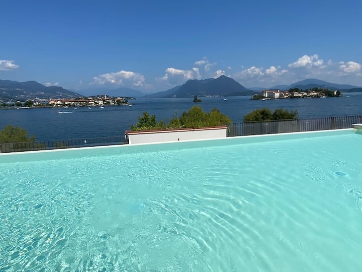 Isole Apartment With Pool And Lake View In Baveno - Stresa