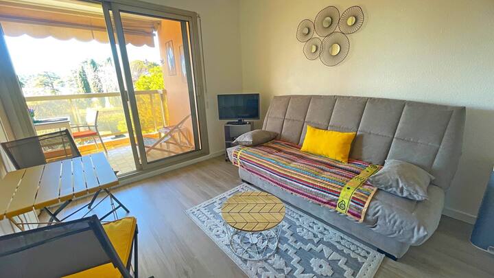 Charming F1 Swimming Pool Air Conditioning Sea Vie - Saint Paul de Vence