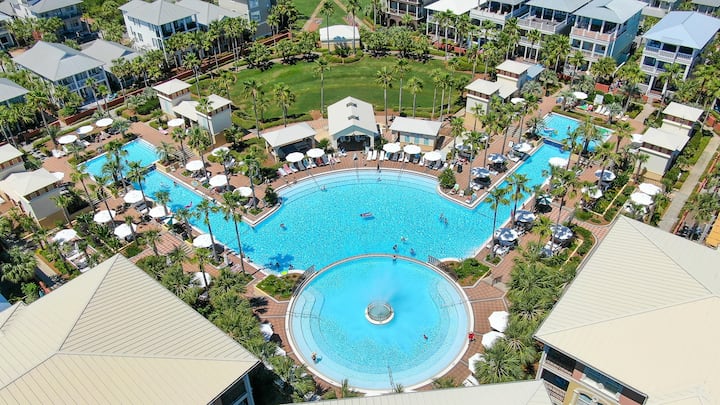 Pet Friendly Seacrest Home For 10 - Resort Pool - Rosemary Beach, FL