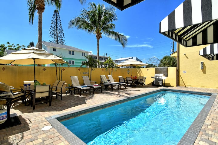 Peacock Villa | Steps To Siesta Key Beach W/ Pool - Sarasota Beach, Siesta Key