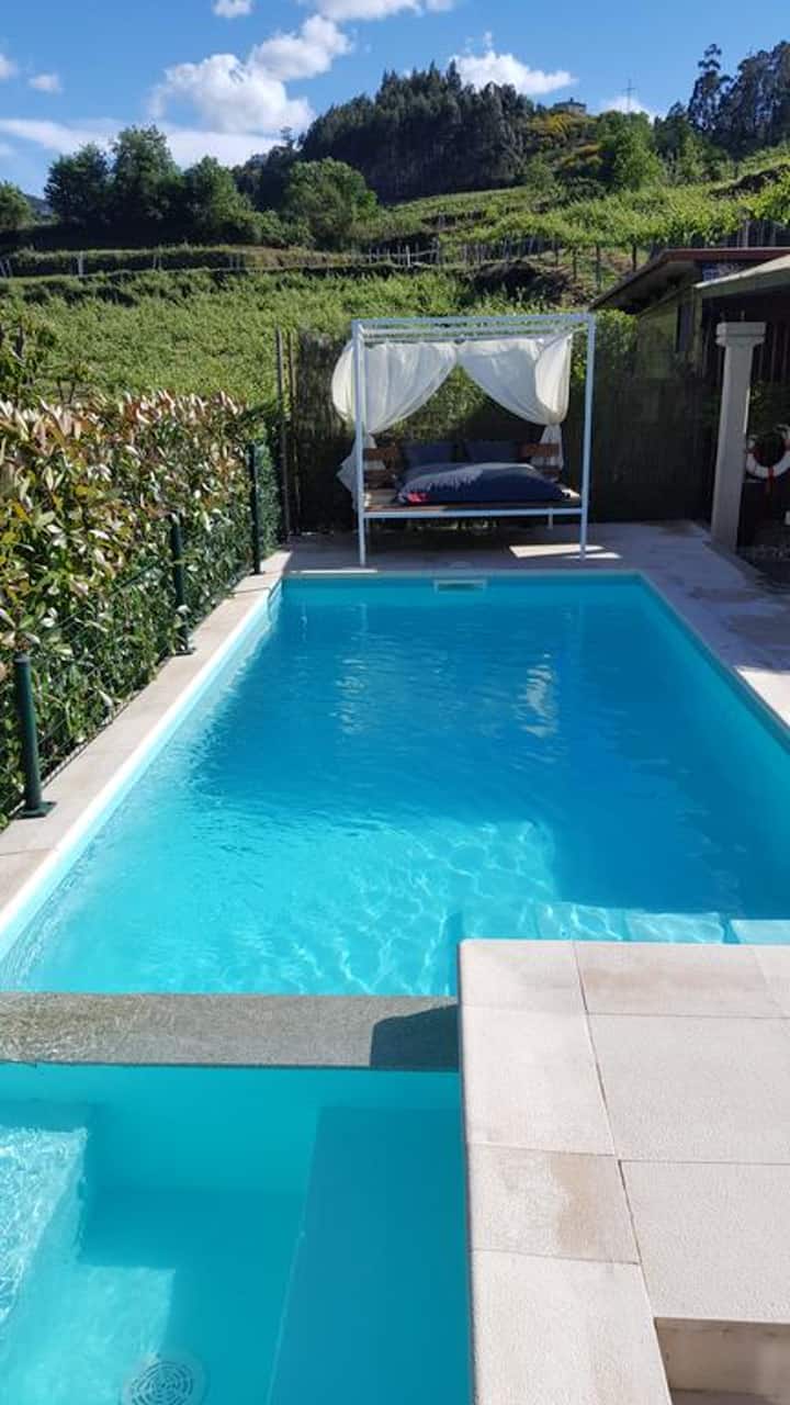 Villa à Cividade + Piscine Privée - Melgaço