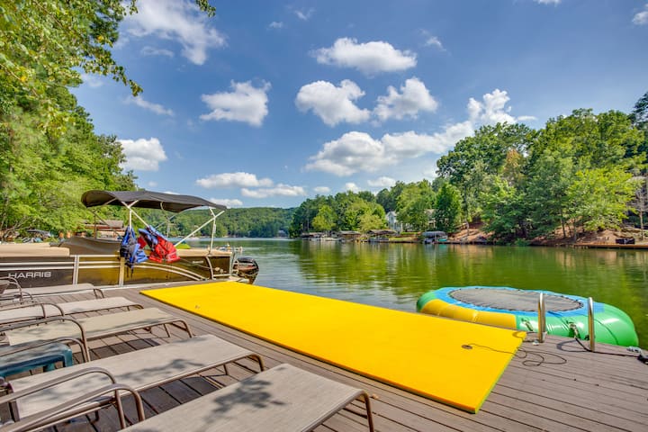 Lake Access: Waleska House W/ Floating Dock! - Canton, GA