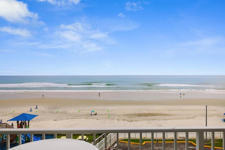 Direct Oceanfront 1br W/ Balcony+beach Access - Daytona Beach, FL