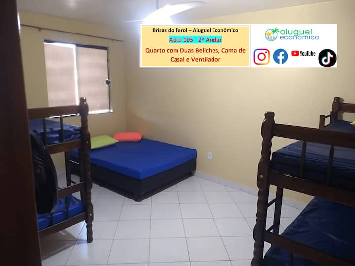 Apto 105 - Brisas Do Farol - Arraial do Cabo