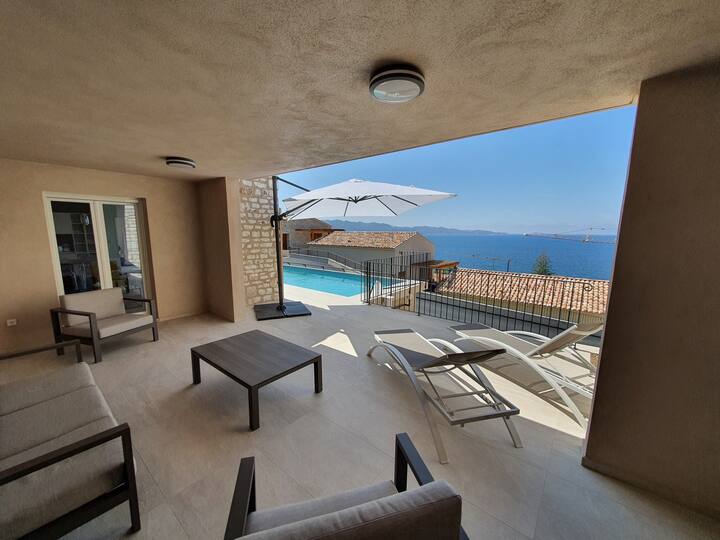 Mor401 - T5 Neuf Piscine Vue Mer Panoramique - Saint-Florent