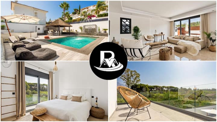 Modern 5 Bedroom Villa 7 Min Walk To Puerto Banus! - Marbella