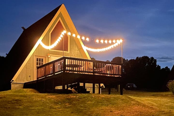 2br A-frame Cabin W/ Hot Tub Near Wine Trail - Illinois