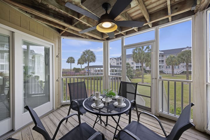1st Floor Villa W/ Views Pool Access & Porch - Isle of Palms, SC