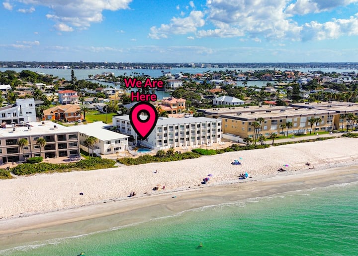 Condo On The Beach - Heated Pool - Self Check-in - Belleair Beach, FL