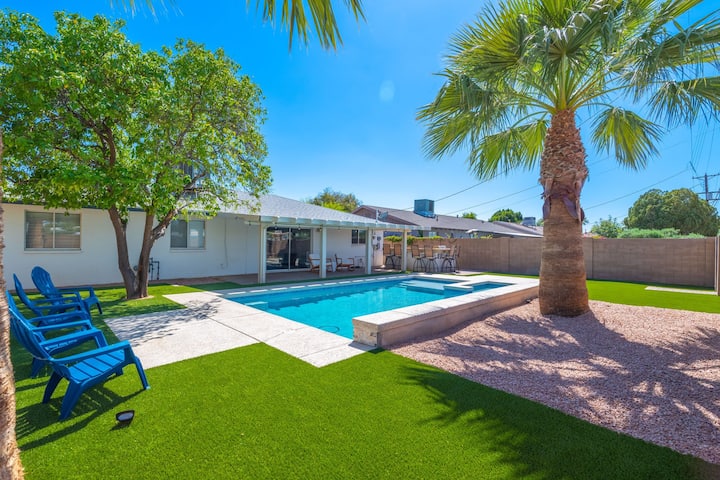 Old Town Home 15min To Tpc Scottsdale |Heated Pool - Scottsdale, AZ