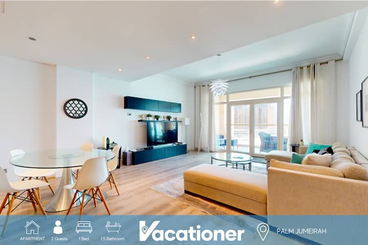 Elegant 1 Bed L Direct Beach Access L The Palm - Dubai