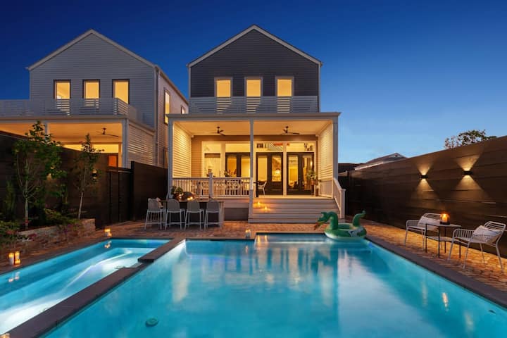 New Stylish Renovation | Heated Pool & Hot Tub - New Orleans, LA