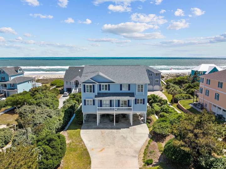Enchantress West | Oceanfront Duplex With - Emerald Isle, NC