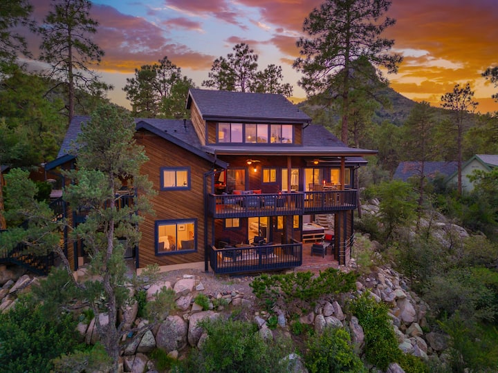 Luxury Prescott Retreat With Casita, Spa, Patios! - Prescott, AZ