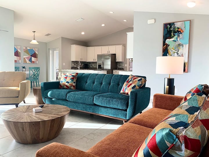 The Cape Escape | Pet-friendly | Sleeps 7 - Burnt Store Marina