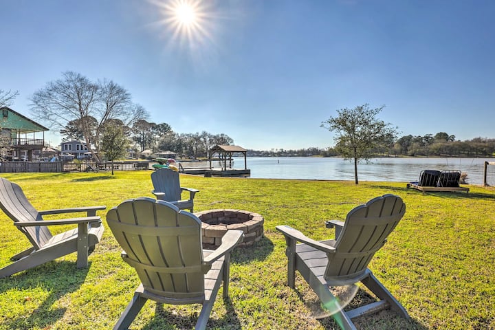 Steps To Lake Conroe: Cozy, New-build Cabin - Willis, TX