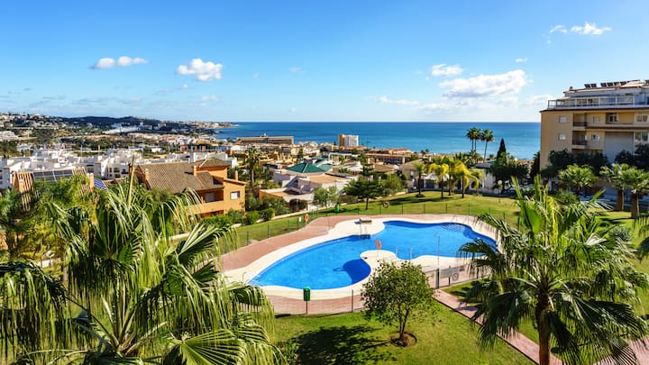 Seaview Apt With Pool By Costarentals - Ref 188 - La Cala de Mijas
