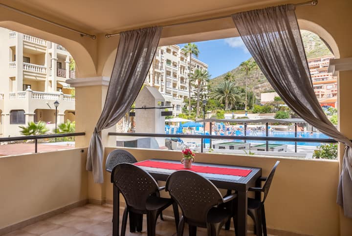 Castle Harbour Cozy Studio Heated Pool Los Cristia - Los Cristianos