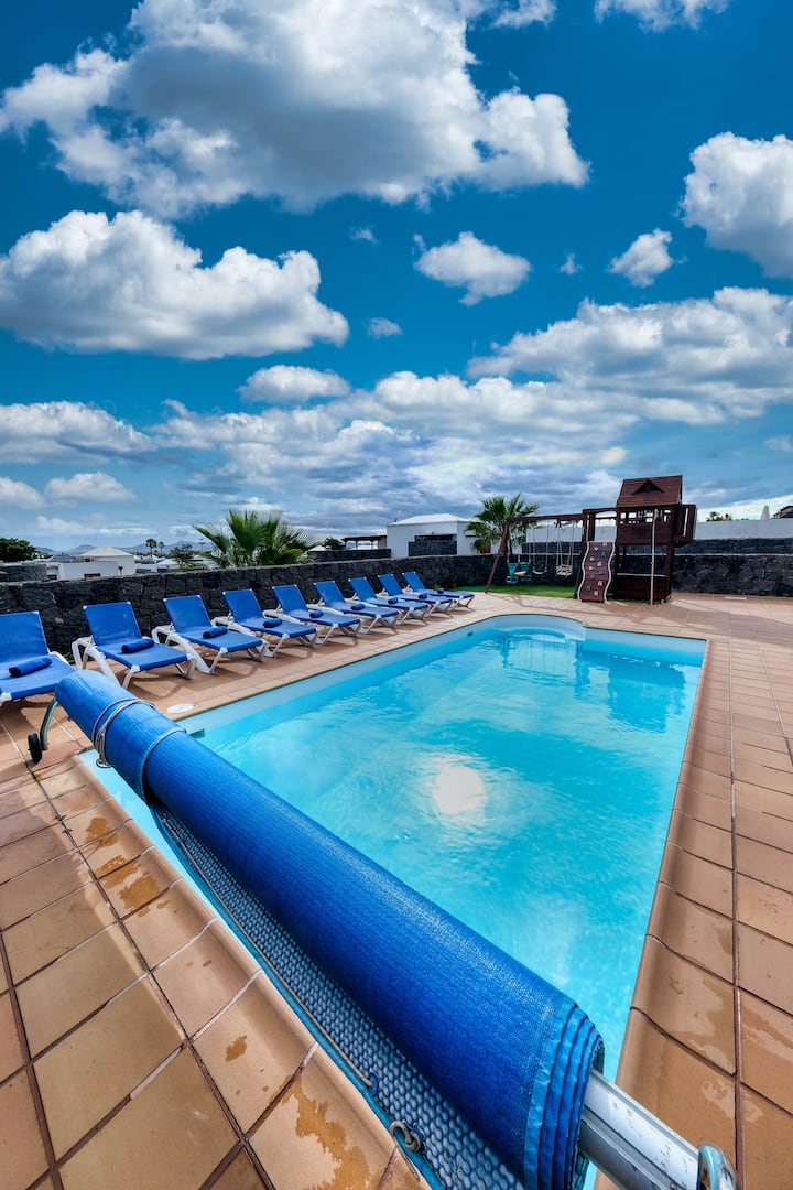 Villa Flavia - Private Pool, Jacuzzi, Bbq And Game - Playa Blanca, Espagne