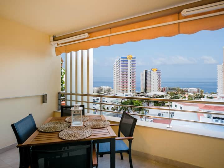 422 Appartement Calme Avec Vue Sur La Mer, Wifi - Adeje