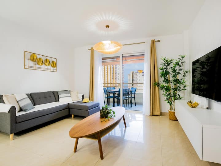 422 Appartement Calme Avec Vue Sur La Mer, Wifi - Adeje