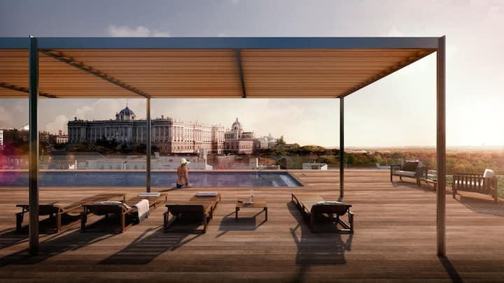 Pool & Gym - 2bedrooms 2bathrooms - Plaza España - Madrid