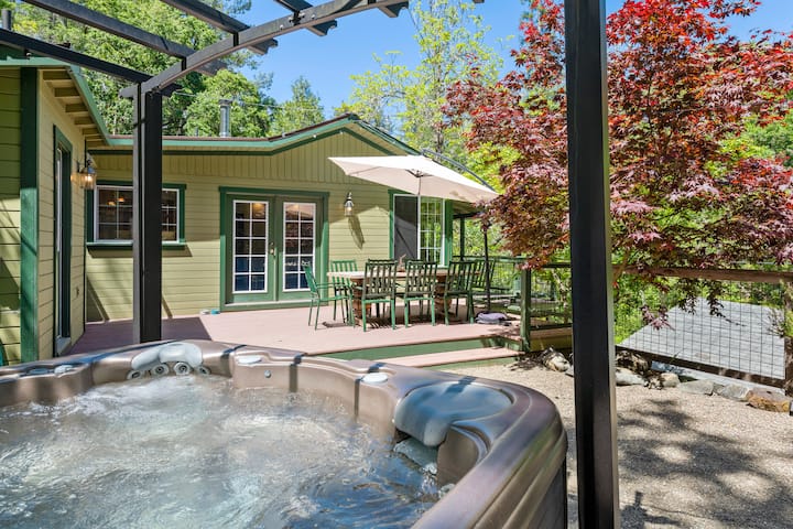 Caz-a-verde - Creek Access, Hot Tub, Dog Friendly - Cazadero, CA