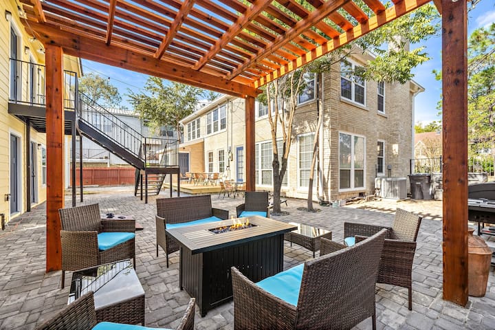 Nr Museum Med Center Zoo Apt | Fire Pit Bbq Games - Houston, TX