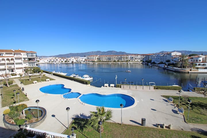 0136-sant Maurici Appartement Avec Vue Sur Le Cana - Empuriabrava