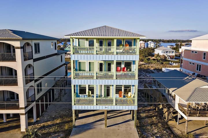 Nice 'N Breezy 10 Bedroom Pool/hottub - 奧蘭治海灘