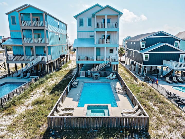 Kick Back And Get Relaxin Private Pool Beach Views - Gulf Shores, AL