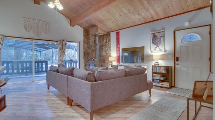 Mt Hood Cabin-fenced Yard-wood Stove-bearlymuvin - Government Camp, OR