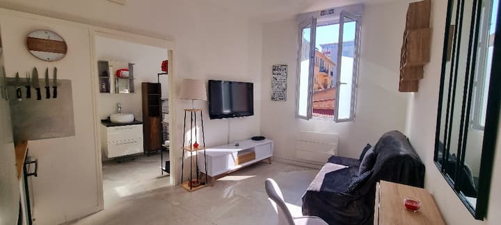 Studio Neuf - Parking Gratuit Proche - Nice